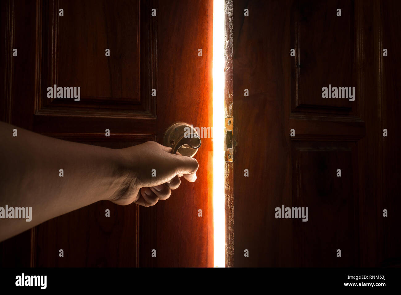 open door light Stock Photo - Alamy