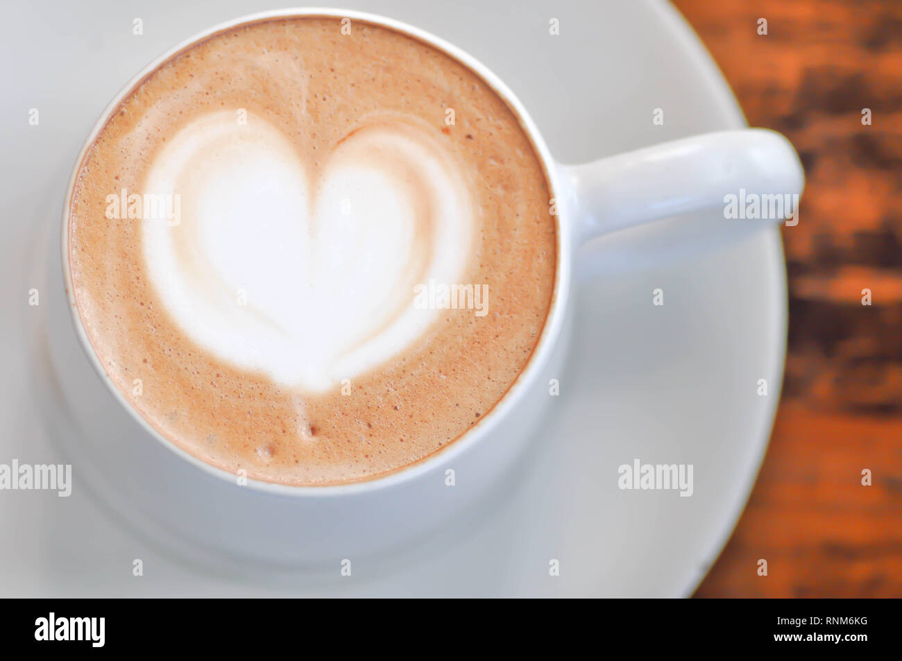 hot coffee or hot cappuccino Stock Photo - Alamy