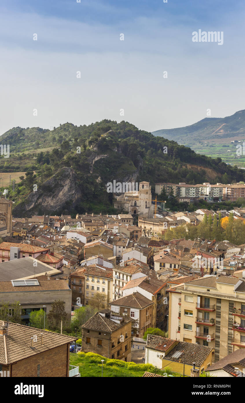 Cityscape of historic town Estella (Estella-Lizarra) in Spain Stock ...