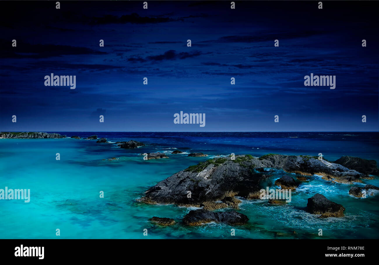 Beautiful Ocean Pictures At Night