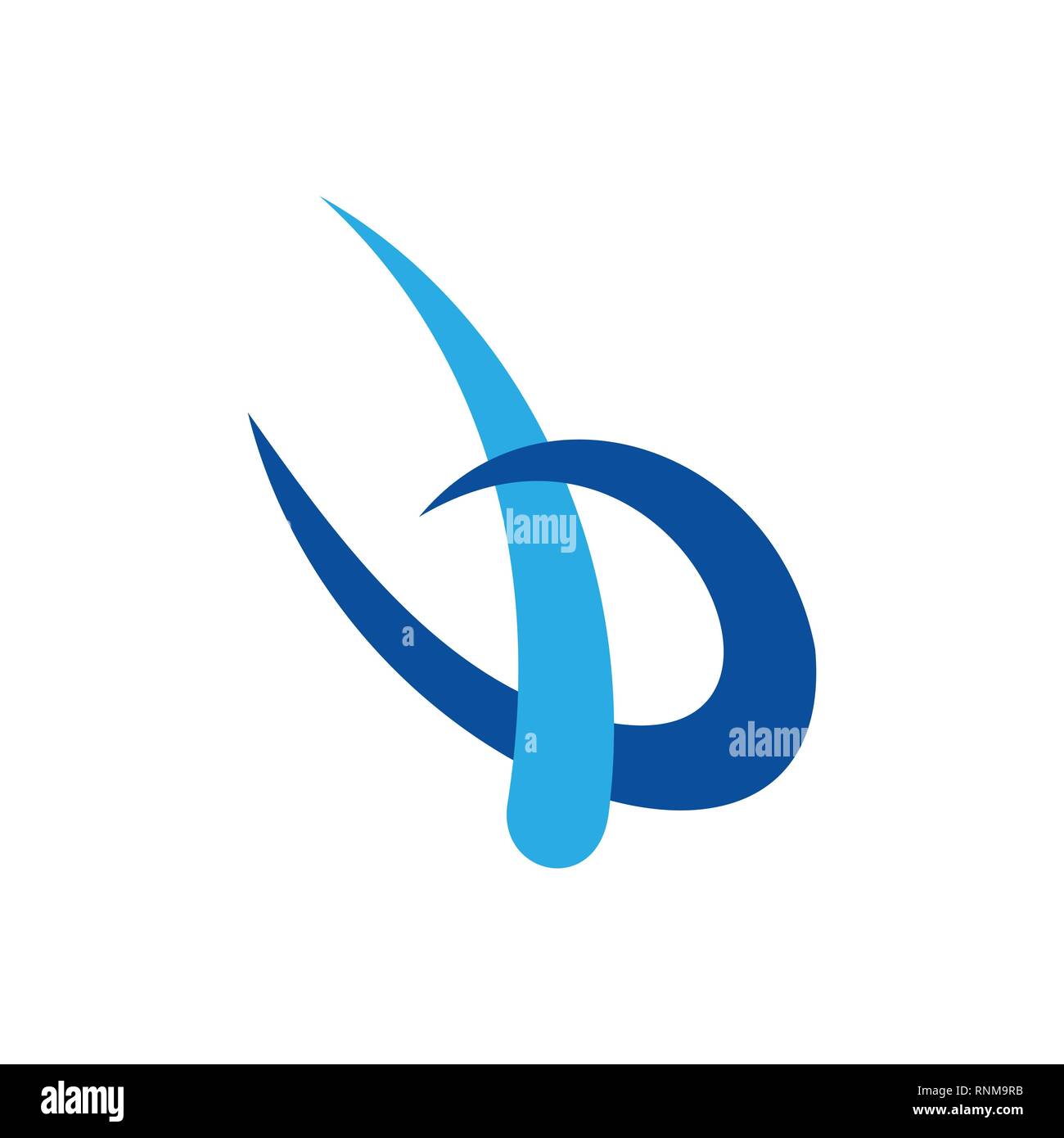 letter b curves motion logo vector Stock Vector Image & Art - Alamy