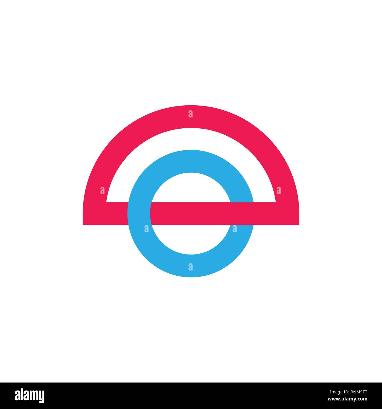 Circle abstract logo hi-res stock photography and images - Alamy