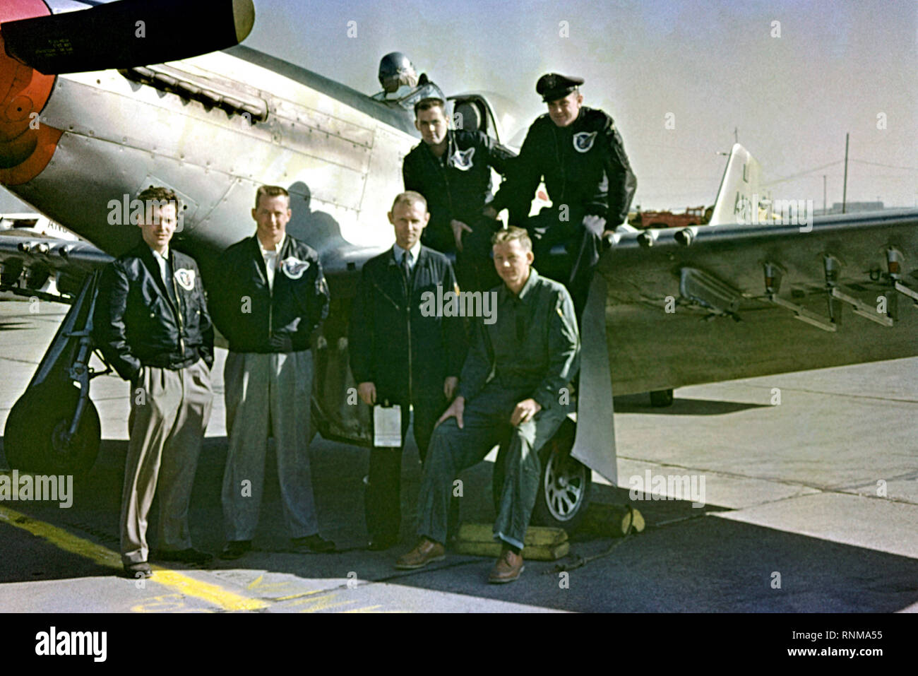 1952 - U.S. Air Force personnel assigned to the 119th Fighter Wing ...
