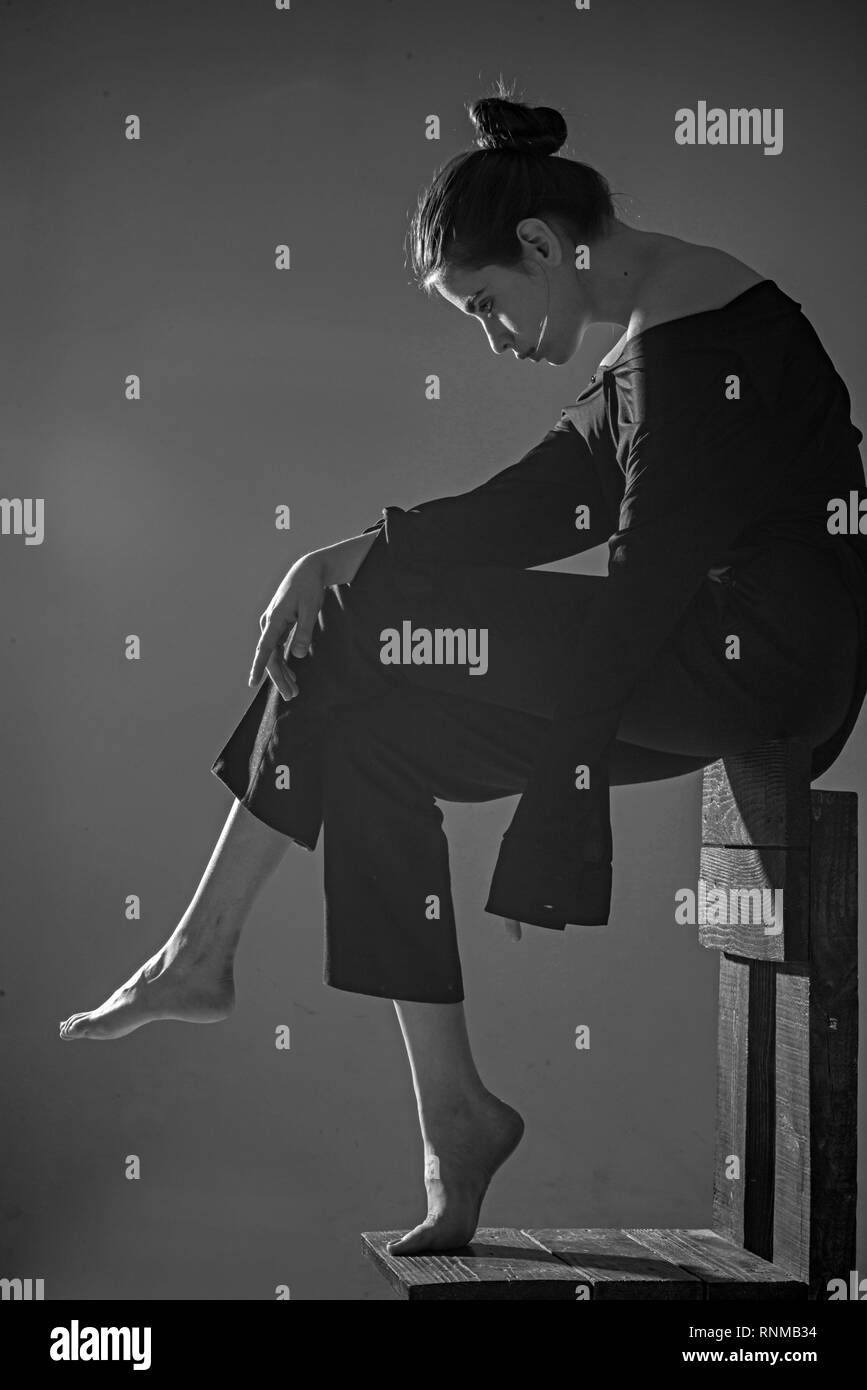 Contemplating an emotions hi-res stock photography and images - Alamy