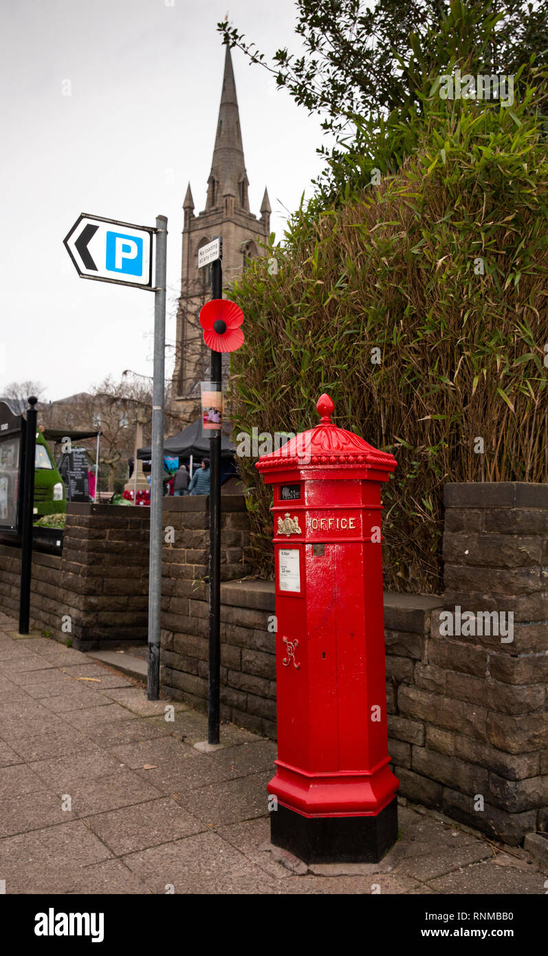 UK, England, Lancashire, Ramsbottom, Bridge Street, Victorian Penfold ...