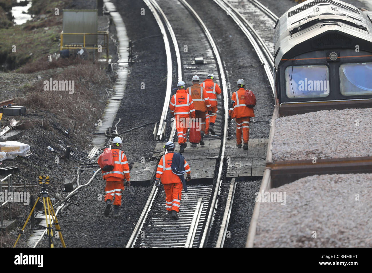 Engineering works railway hi-res stock photography and images - Alamy