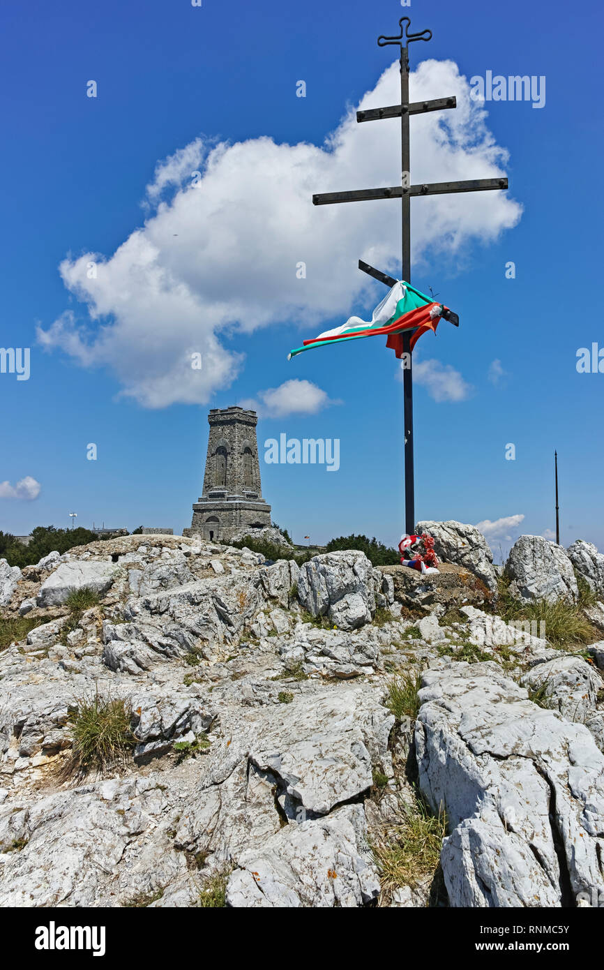SHIPKA, BULGARIA - JULY 6, 2018: National Monument to Liberty Shipka ...