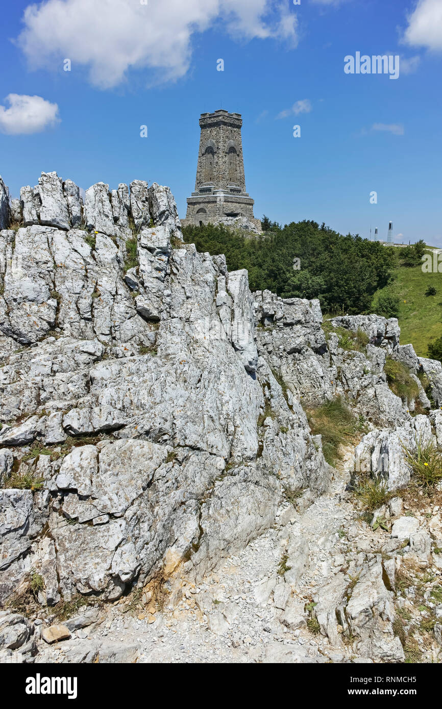 SHIPKA, BULGARIA - JULY 6, 2018: National Monument to Liberty Shipka ...