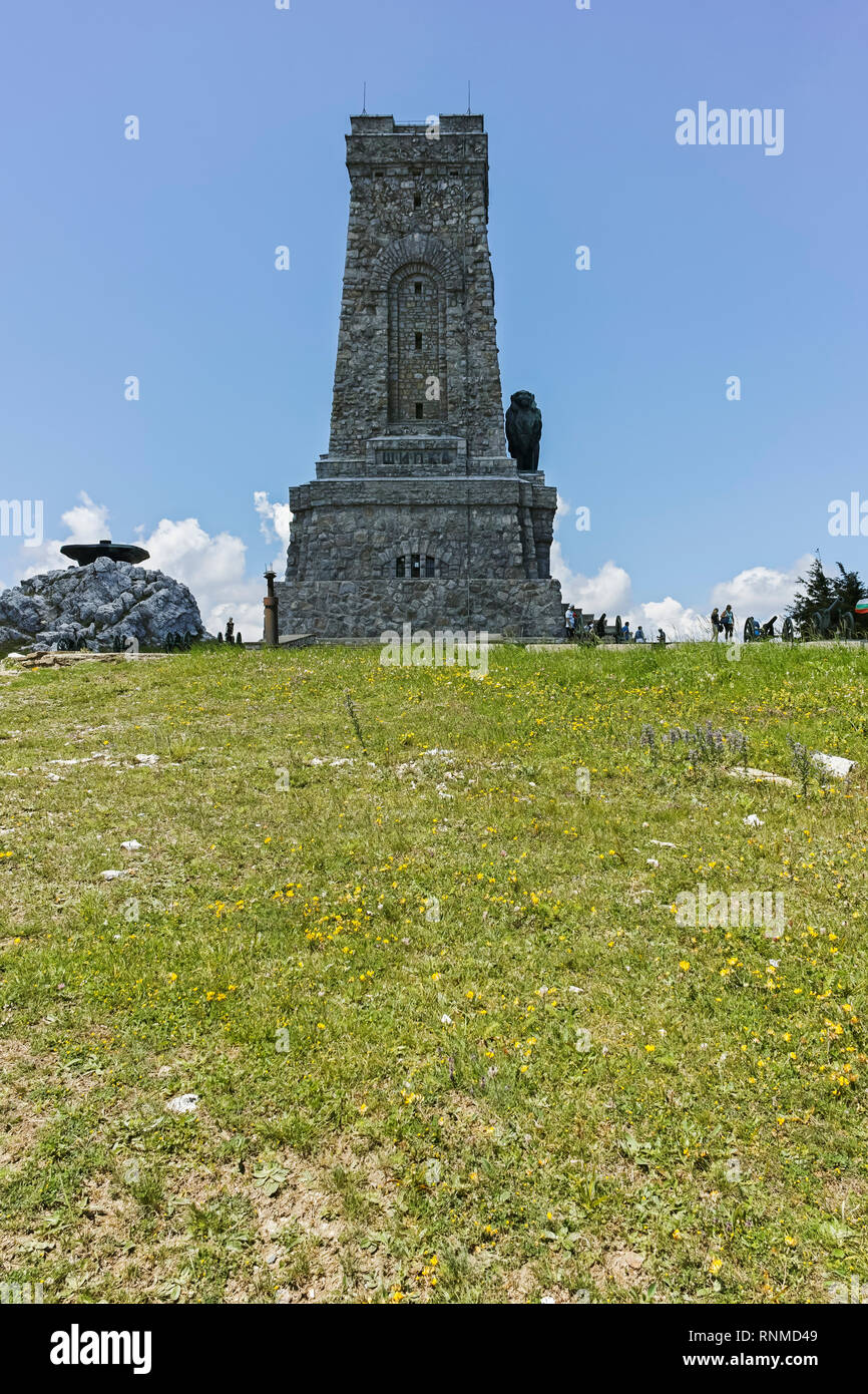 SHIPKA, BULGARIA - JULY 6, 2018: National Monument to Liberty Shipka ...