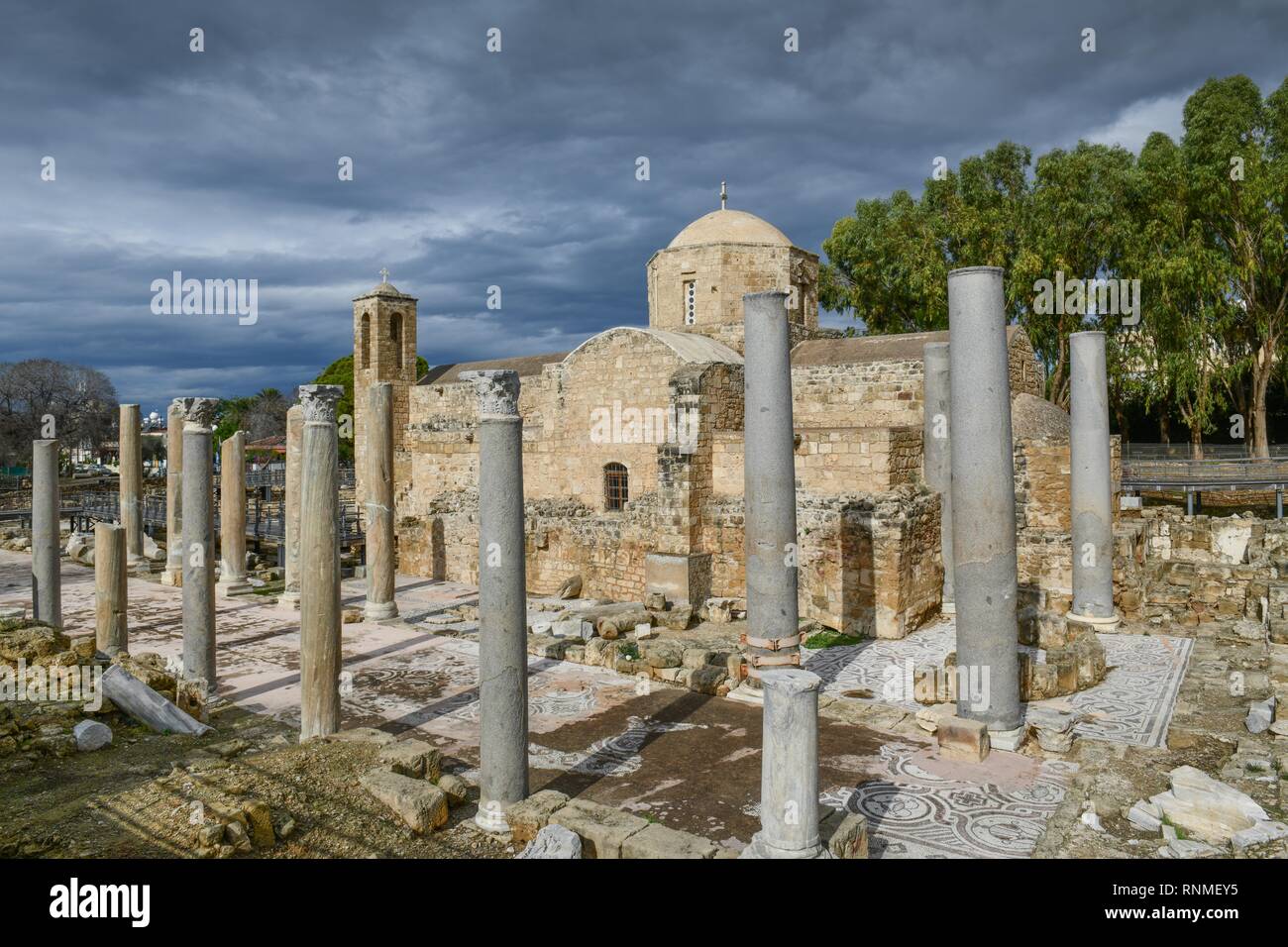 Church, Agia Kyriaki Chrysopolitissa, Old Paphos, Cyprus, Paphos ...