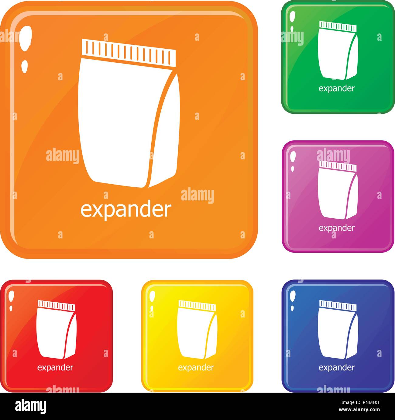 Package icons set vector color Stock Vector Image & Art - Alamy