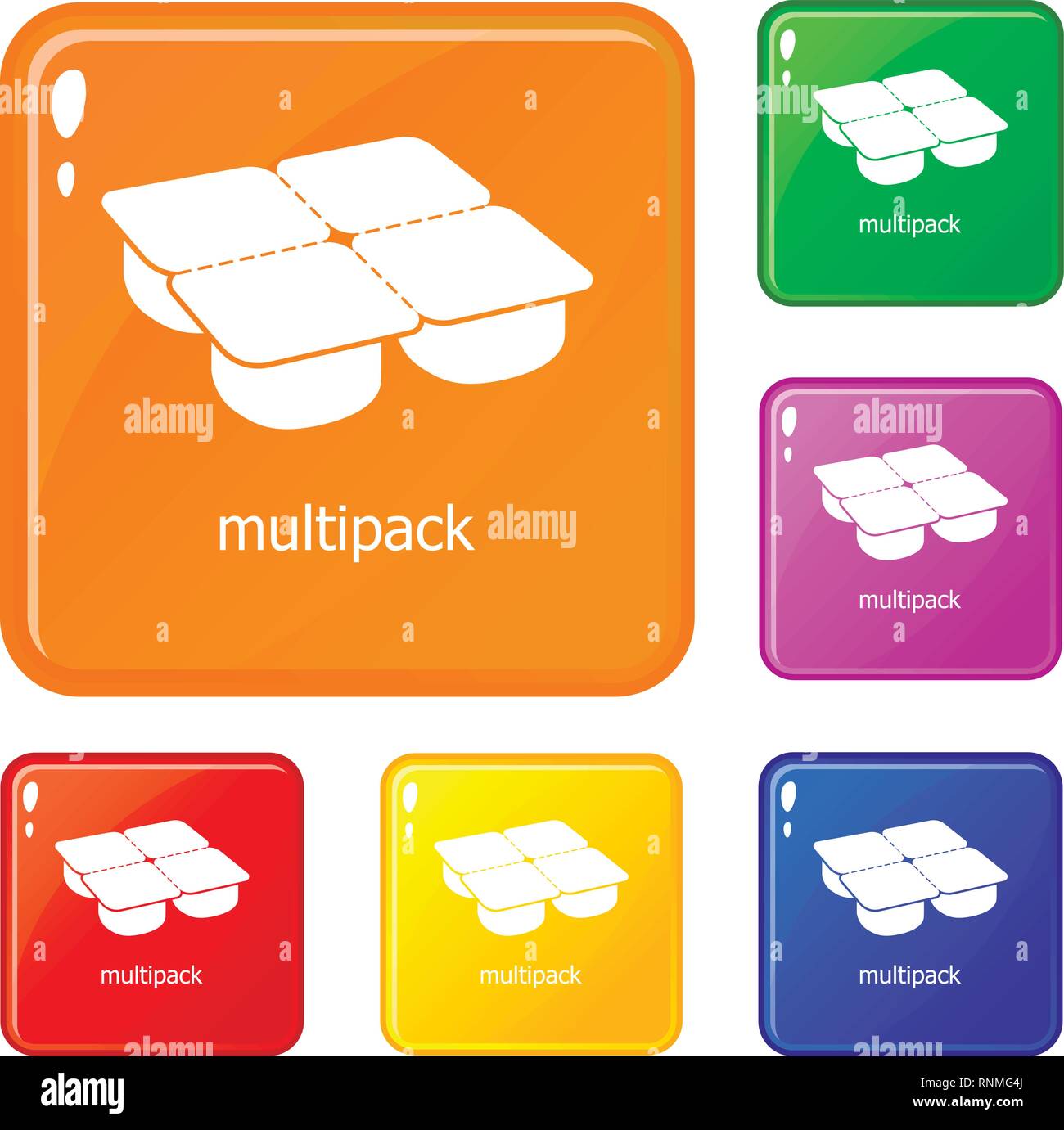 Many packages Stock Vector Images - Alamy