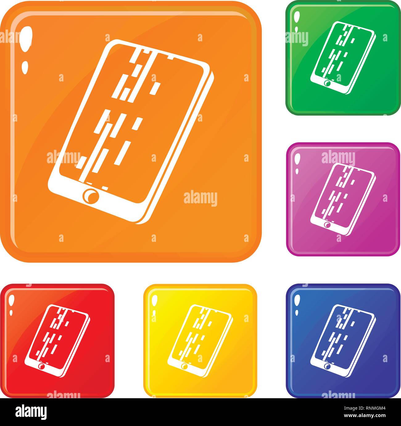 Dead pixel smartphone icon hi-res stock photography and images - Alamy