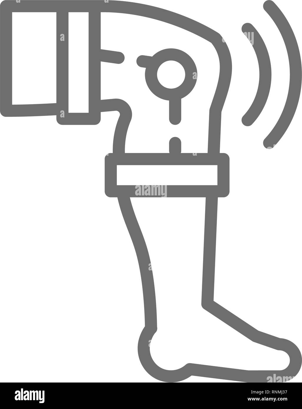 Knee injury white background x ray hi-res stock photography and images ...