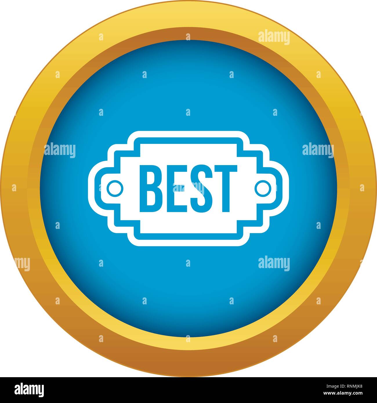 Best label icon blue vector isolated Stock Vector Image & Art - Alamy