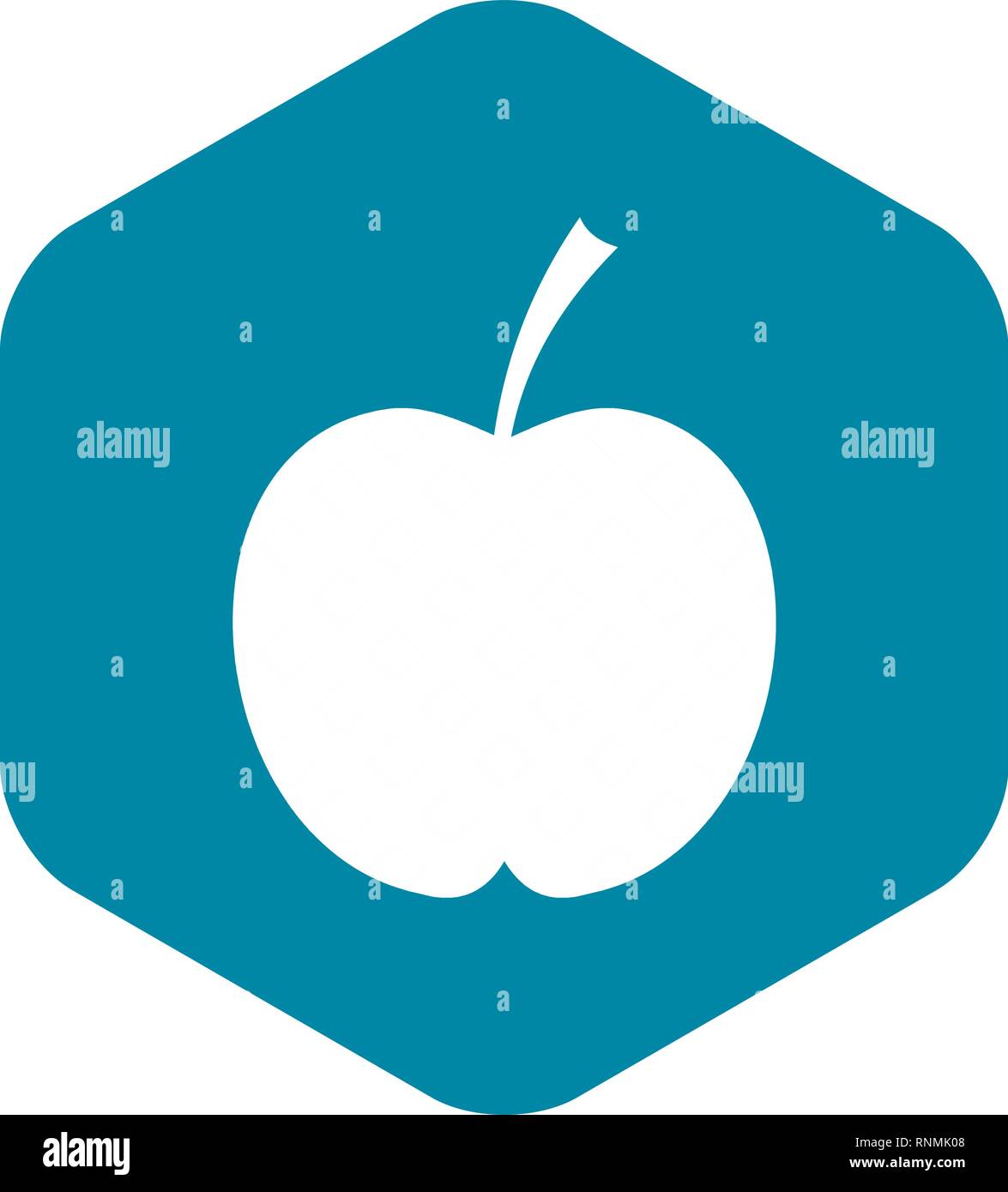 Checkered apple icon, simple style Stock Vector Image & Art - Alamy