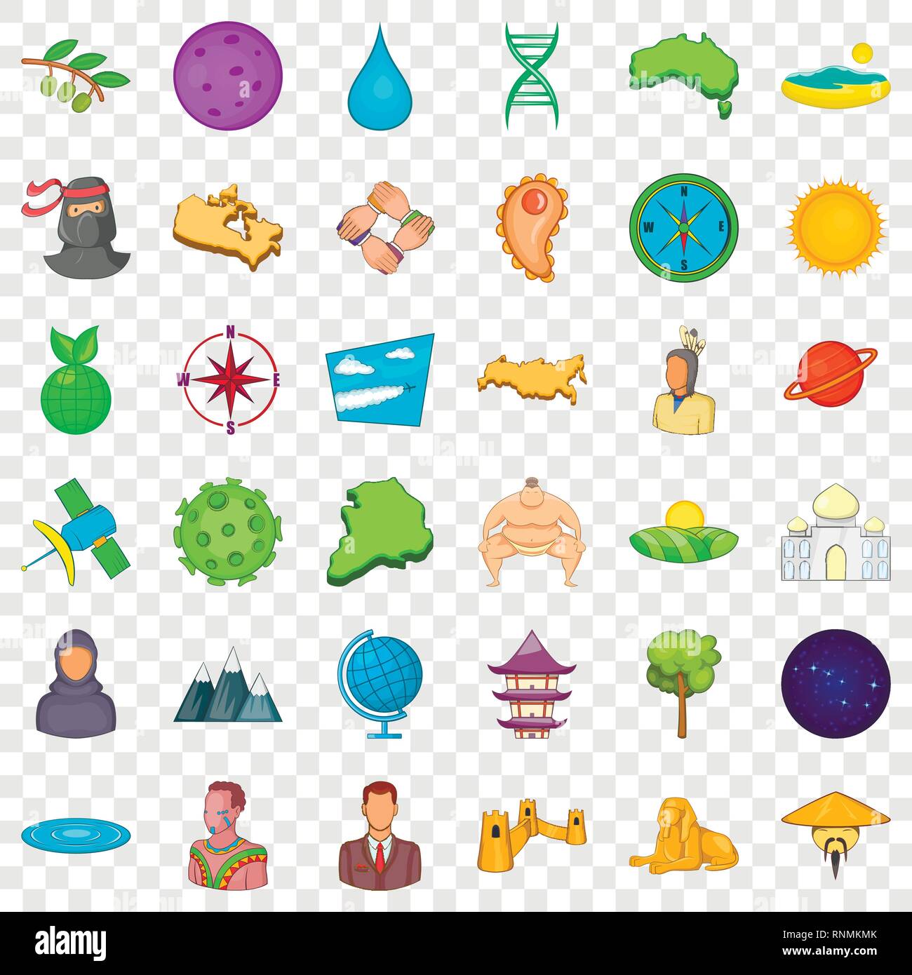 Good world icons set, cartoon style Stock Vector Image & Art - Alamy
