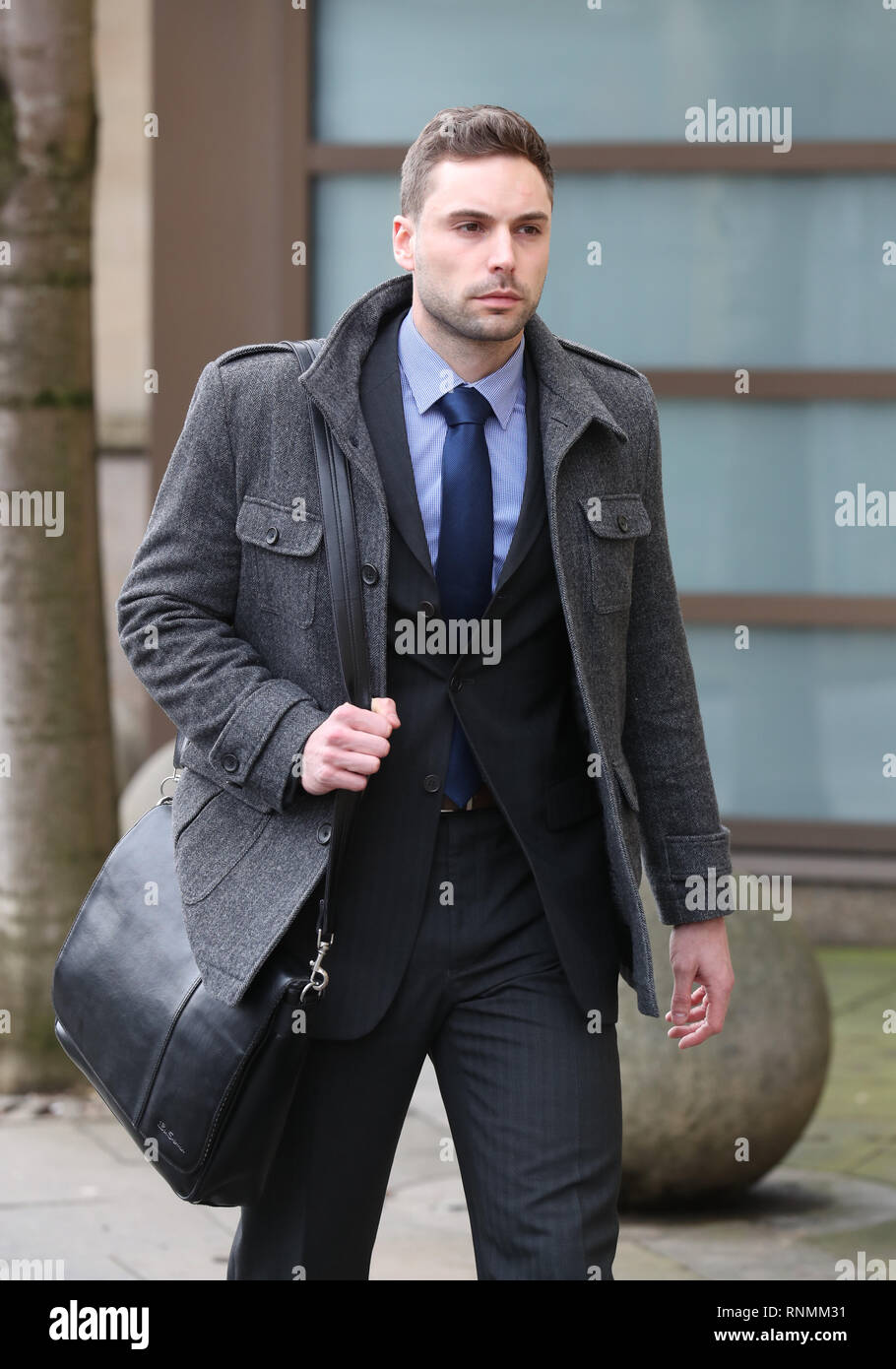 Forensic scientist Stuart Bailey outside the High Court in Glasgow ...