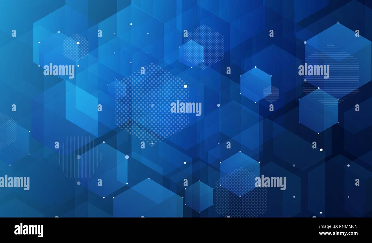 Abstract 3d triangle shine blue Stock Vector Images - Alamy