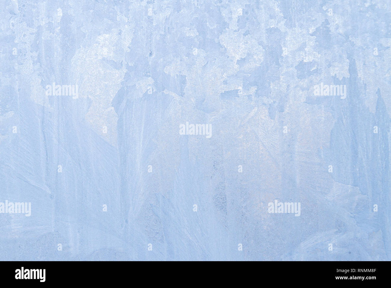 Frosty patterns on a frozen ice box in the early morning Stock Photo ...