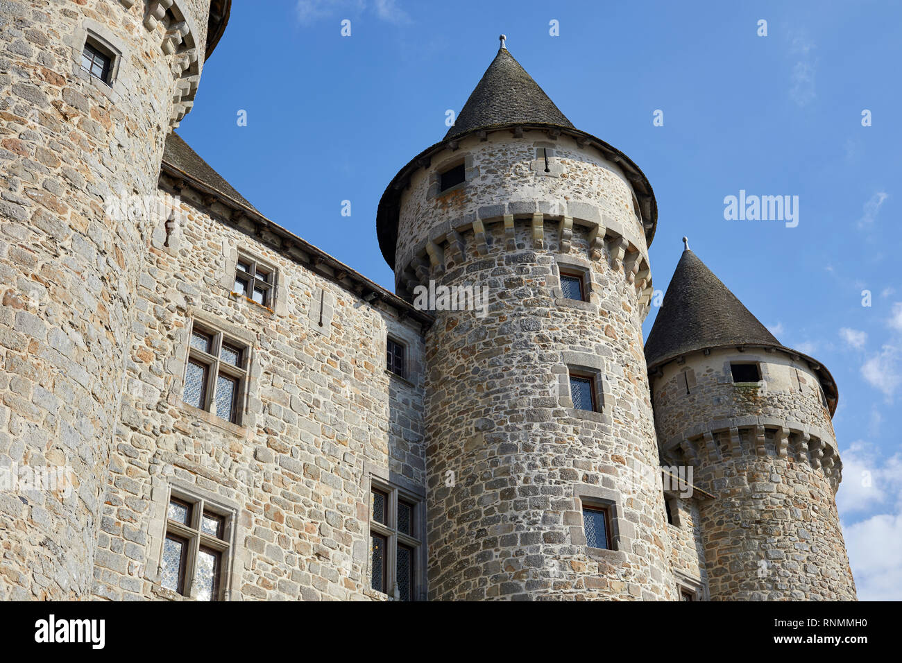 France auvergne chateau de val hi-res stock photography and images - Alamy