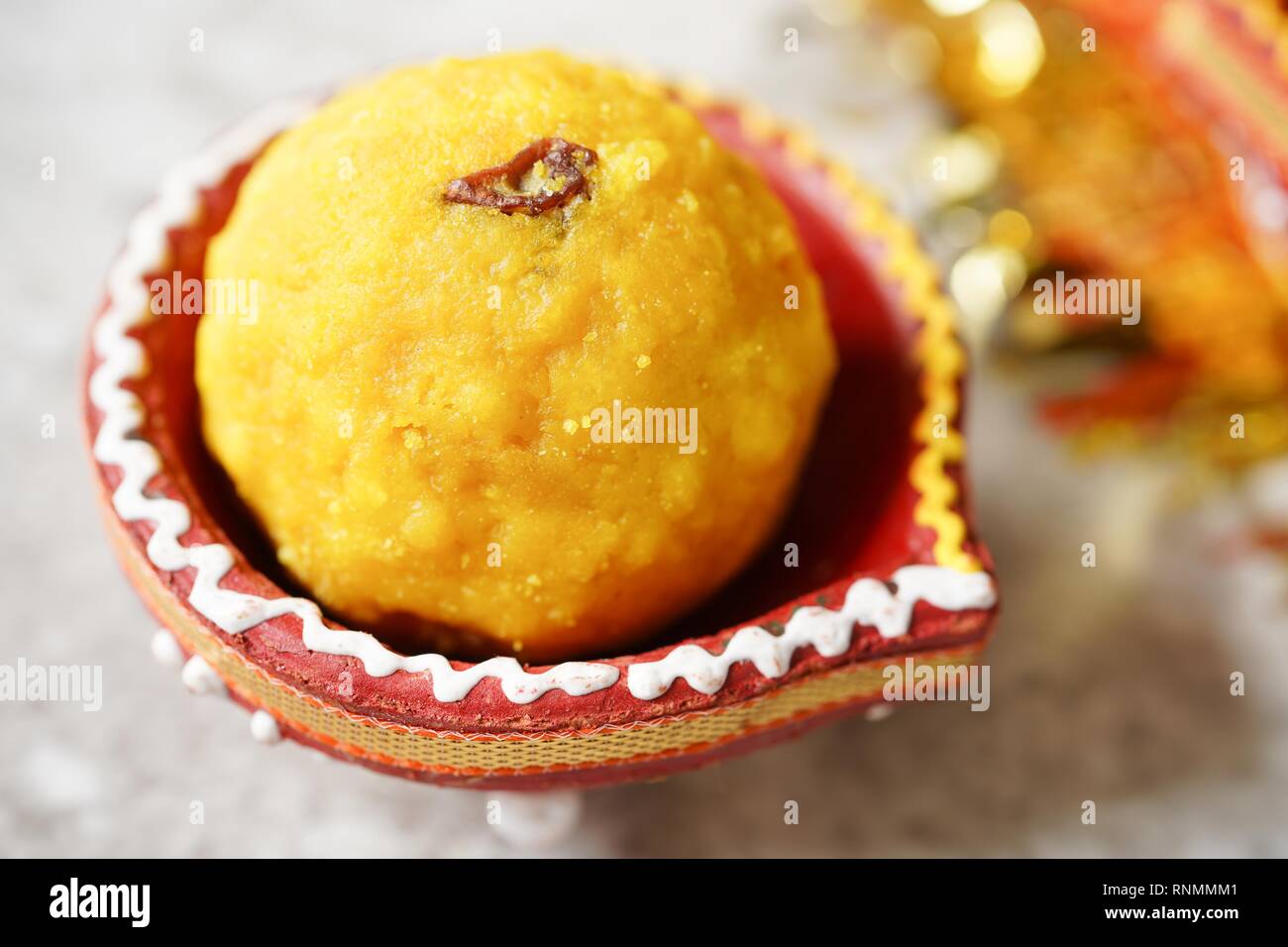 Close up of laddu hi-res stock photography and images - Alamy