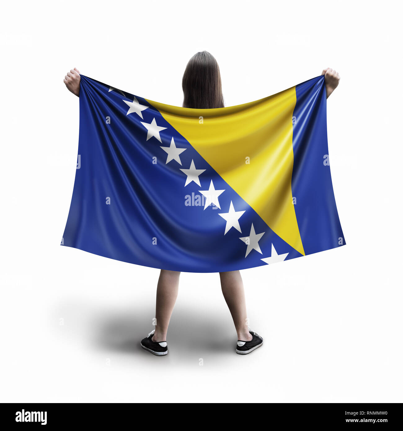 Women and flag Stock Photo - Alamy
