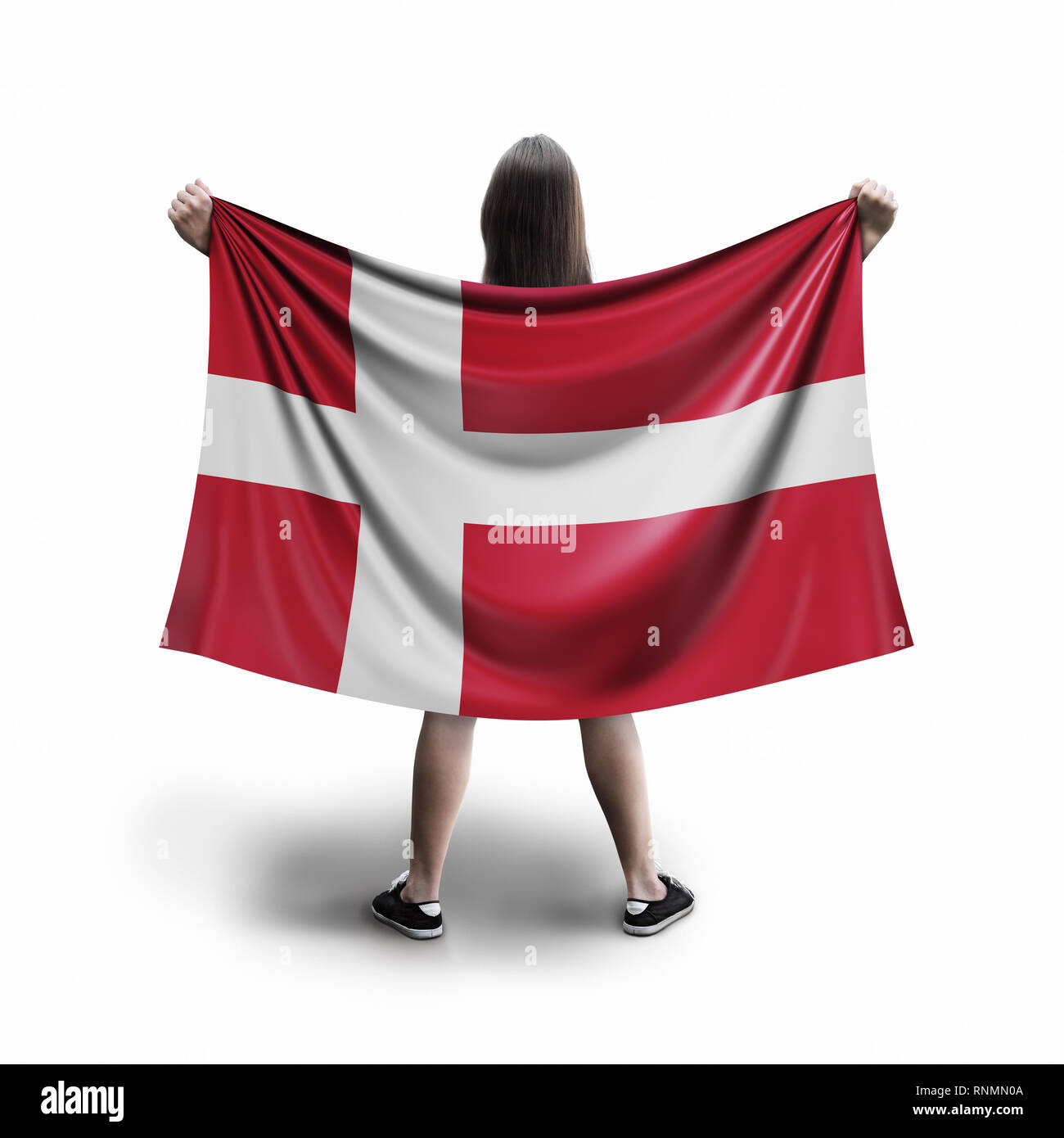 Women and flag Stock Photo - Alamy