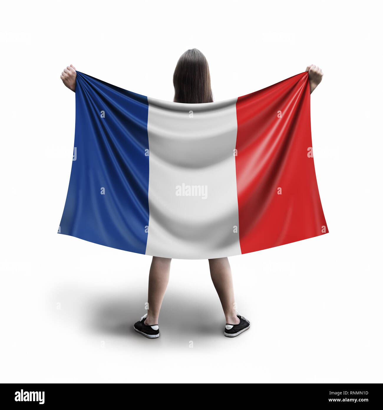 Women and flag Stock Photo - Alamy