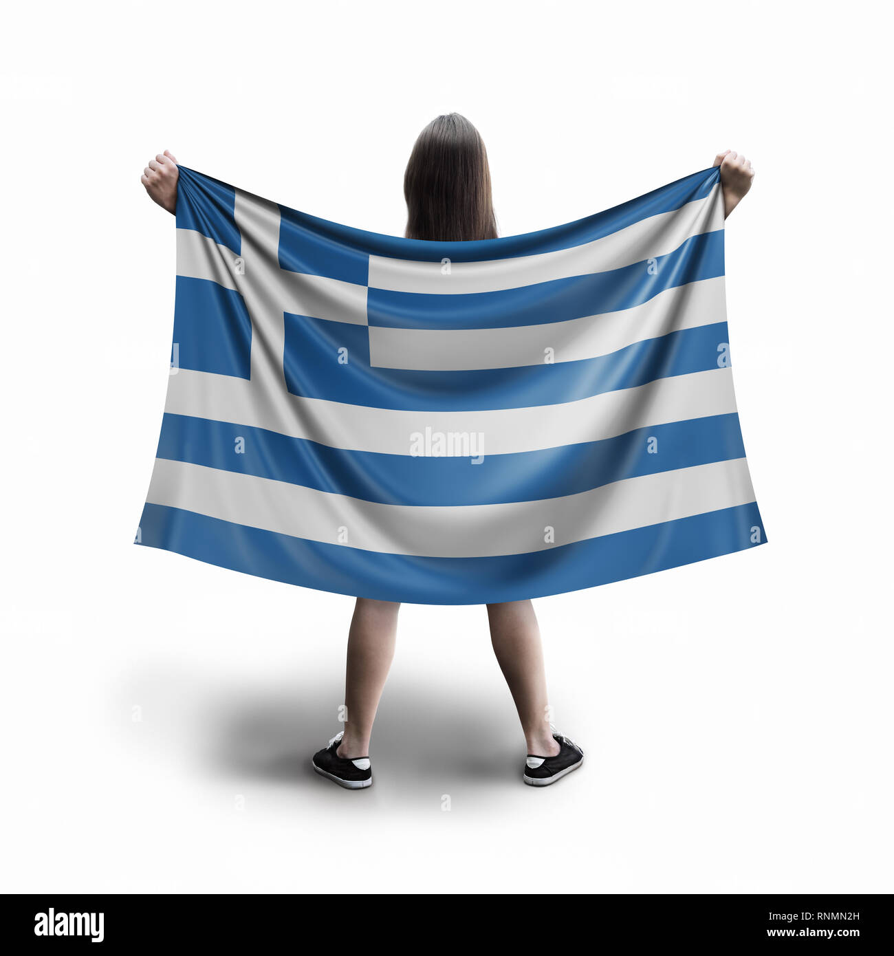 Women and flag Stock Photo - Alamy