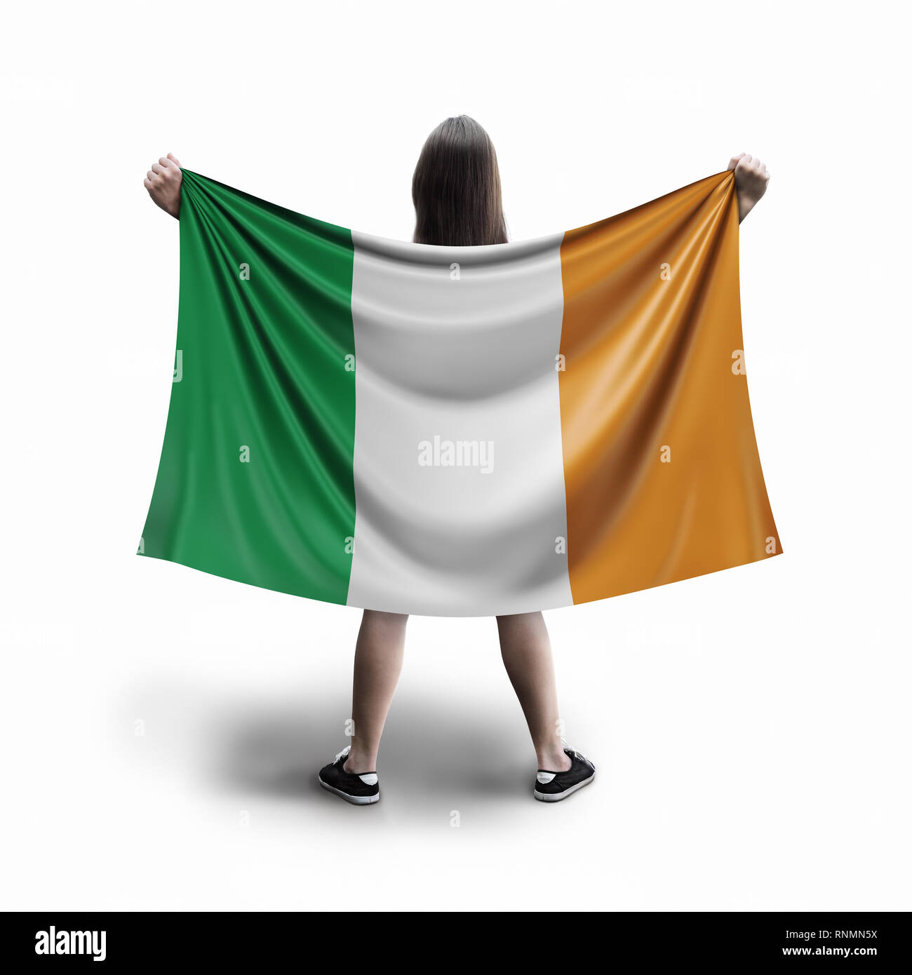 Women and flag Stock Photo - Alamy