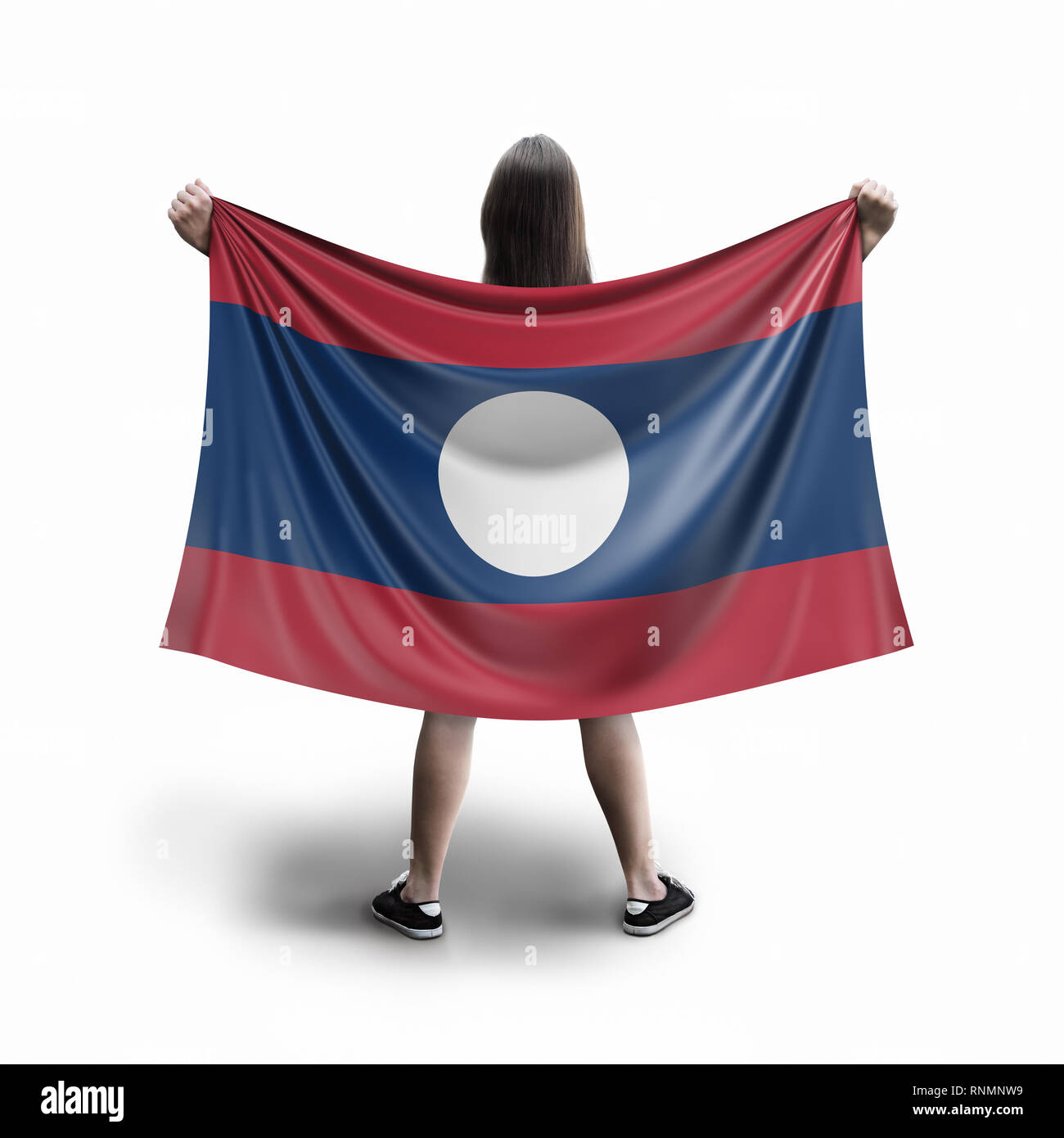 Women and flag Stock Photo - Alamy
