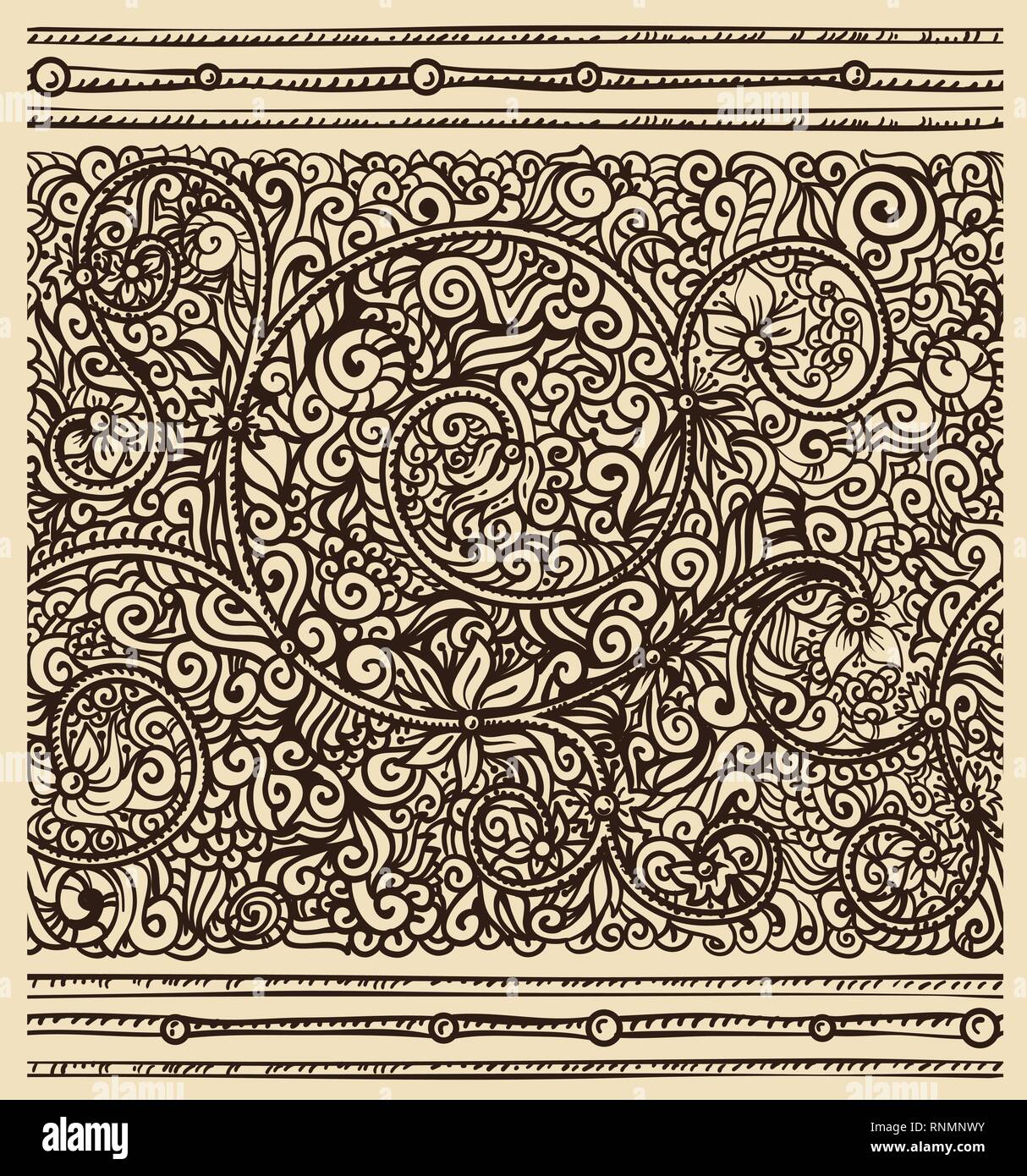 antique style seamless border Stock Vector Image & Art - Alamy