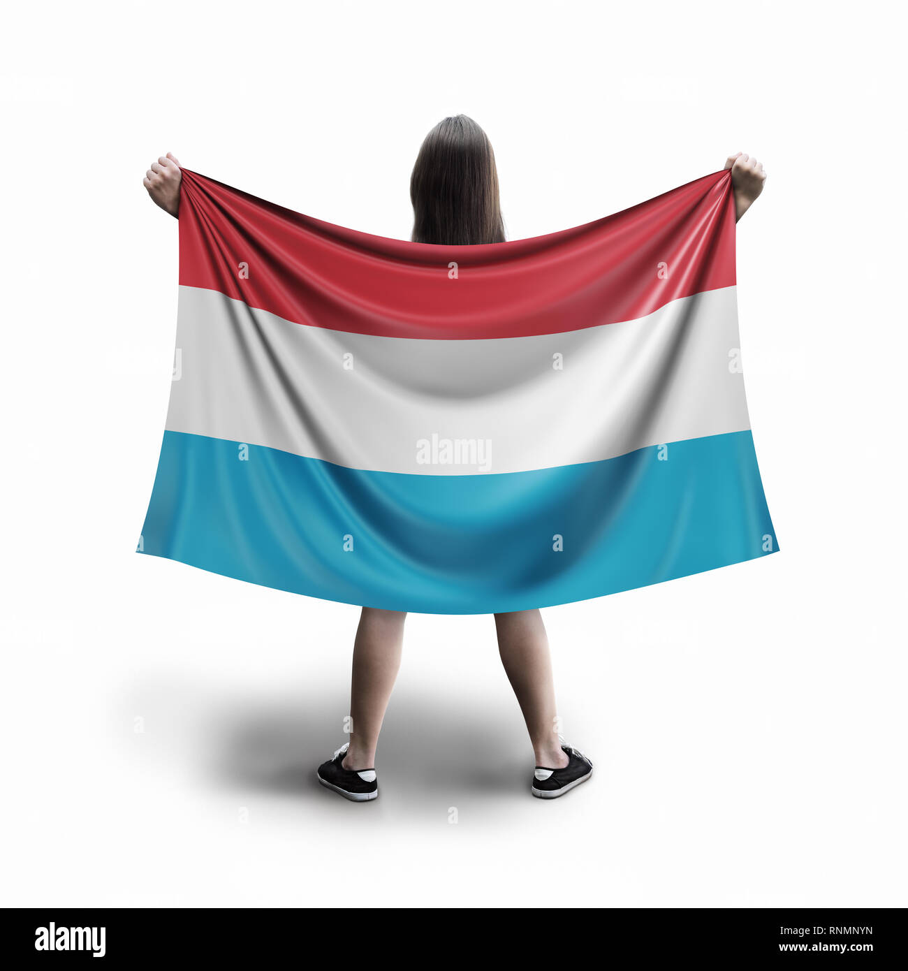 Women and flag Stock Photo - Alamy