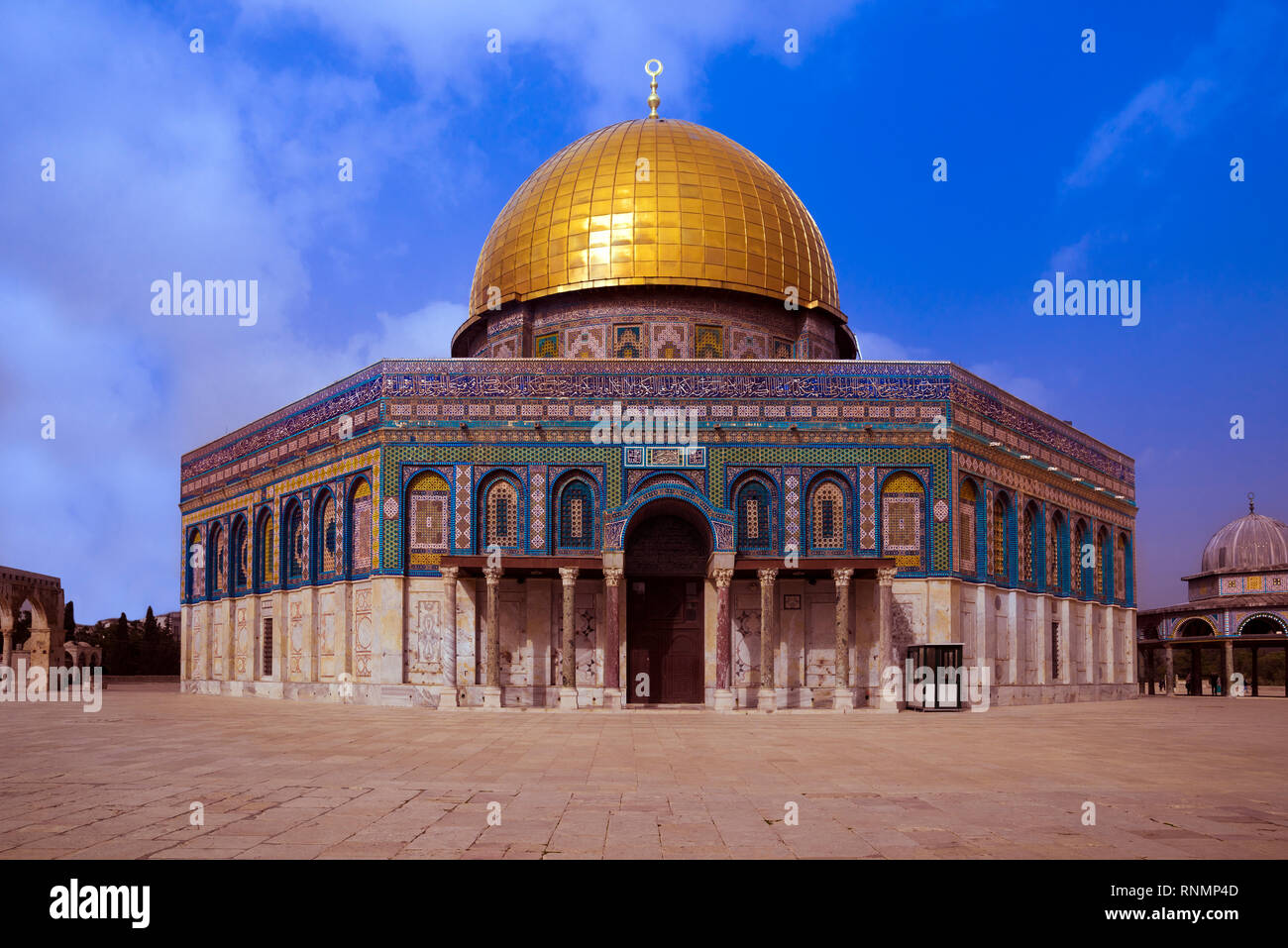 Dome of the Rock Islamic Mosque Temple Mount, Jerusalem, Israel, Middle ...