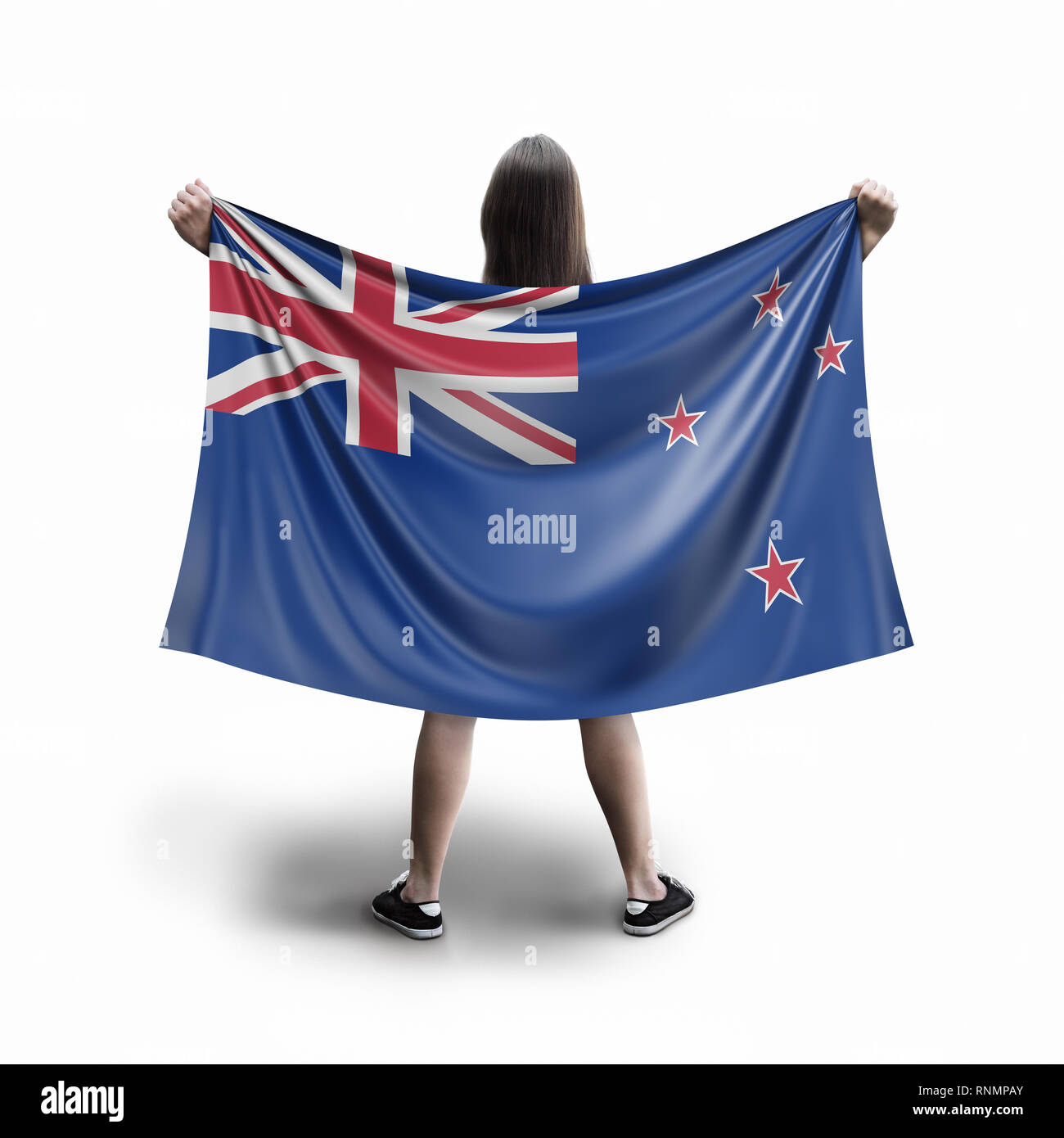 Women and flag Stock Photo - Alamy
