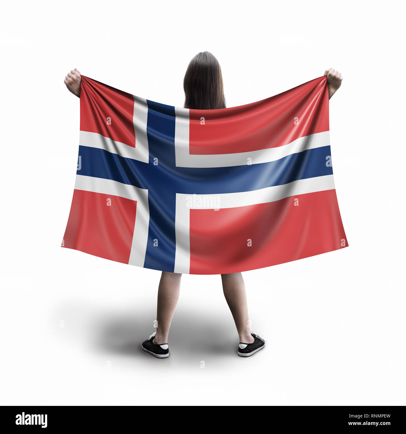Women and flag Stock Photo - Alamy