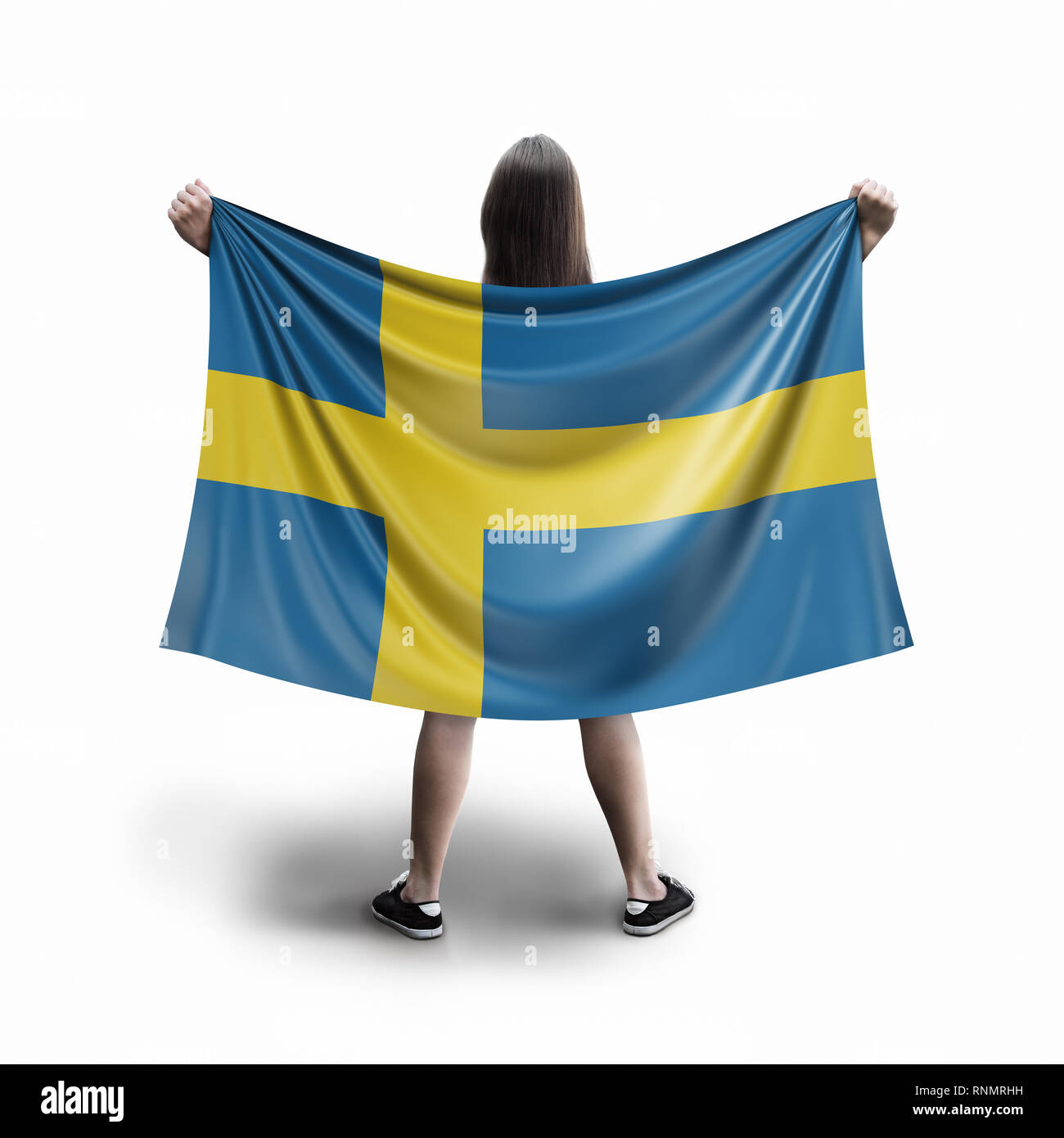 Women and flag Stock Photo - Alamy