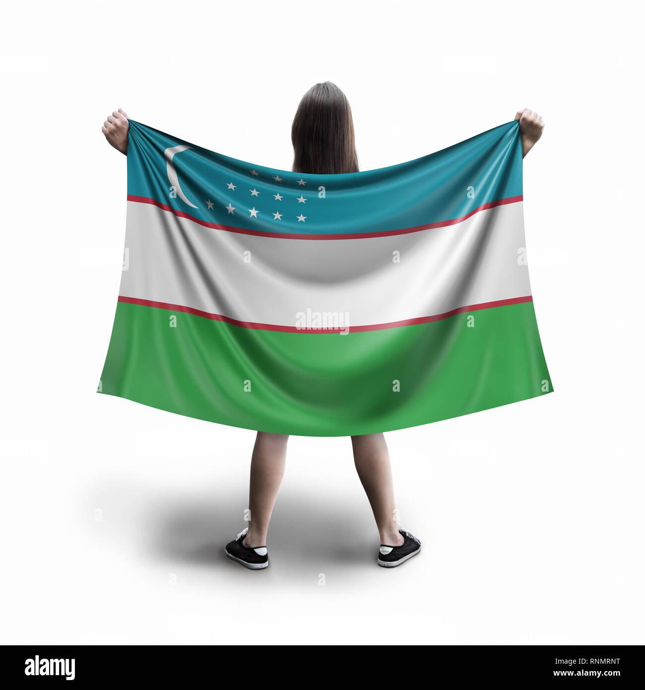 Women and flag Stock Photo - Alamy