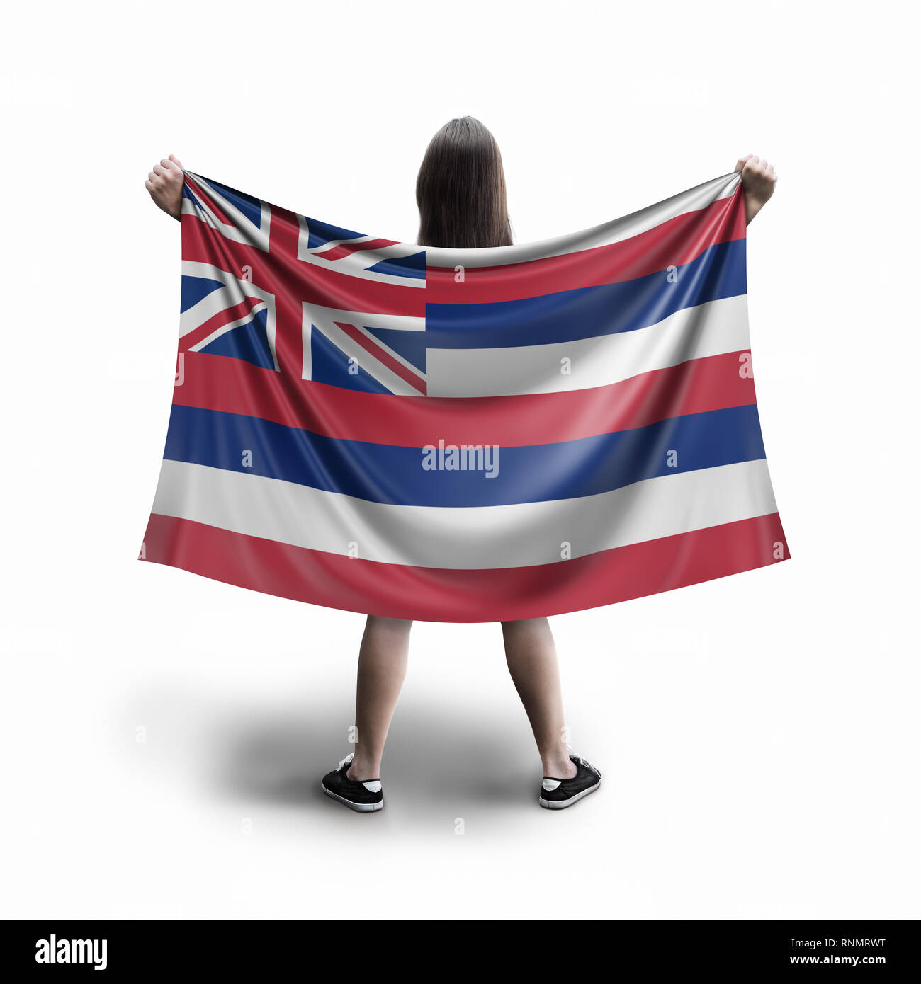 Women and flag Stock Photo - Alamy