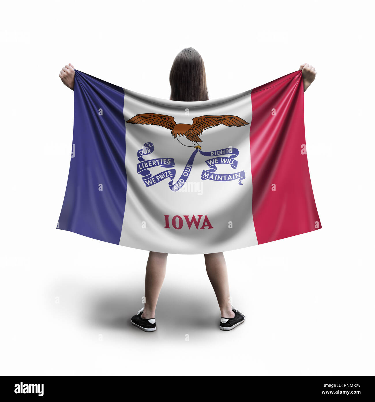 Women and flag Stock Photo - Alamy