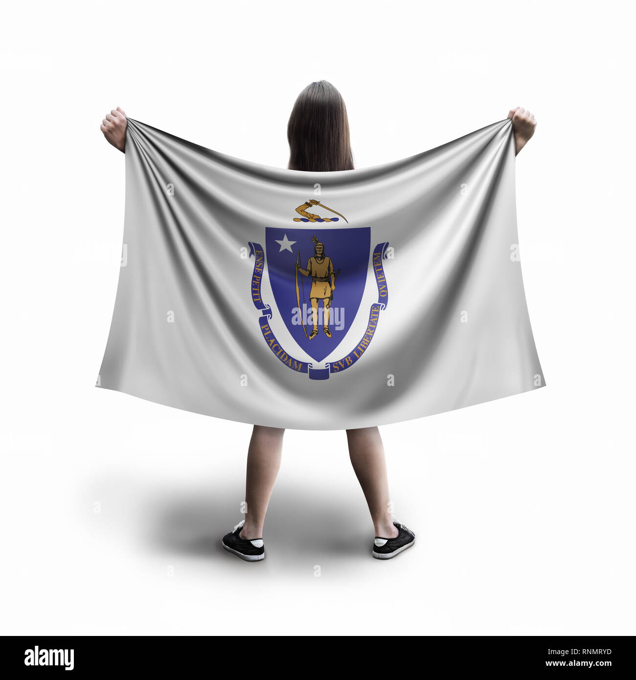 Women and flag Stock Photo - Alamy