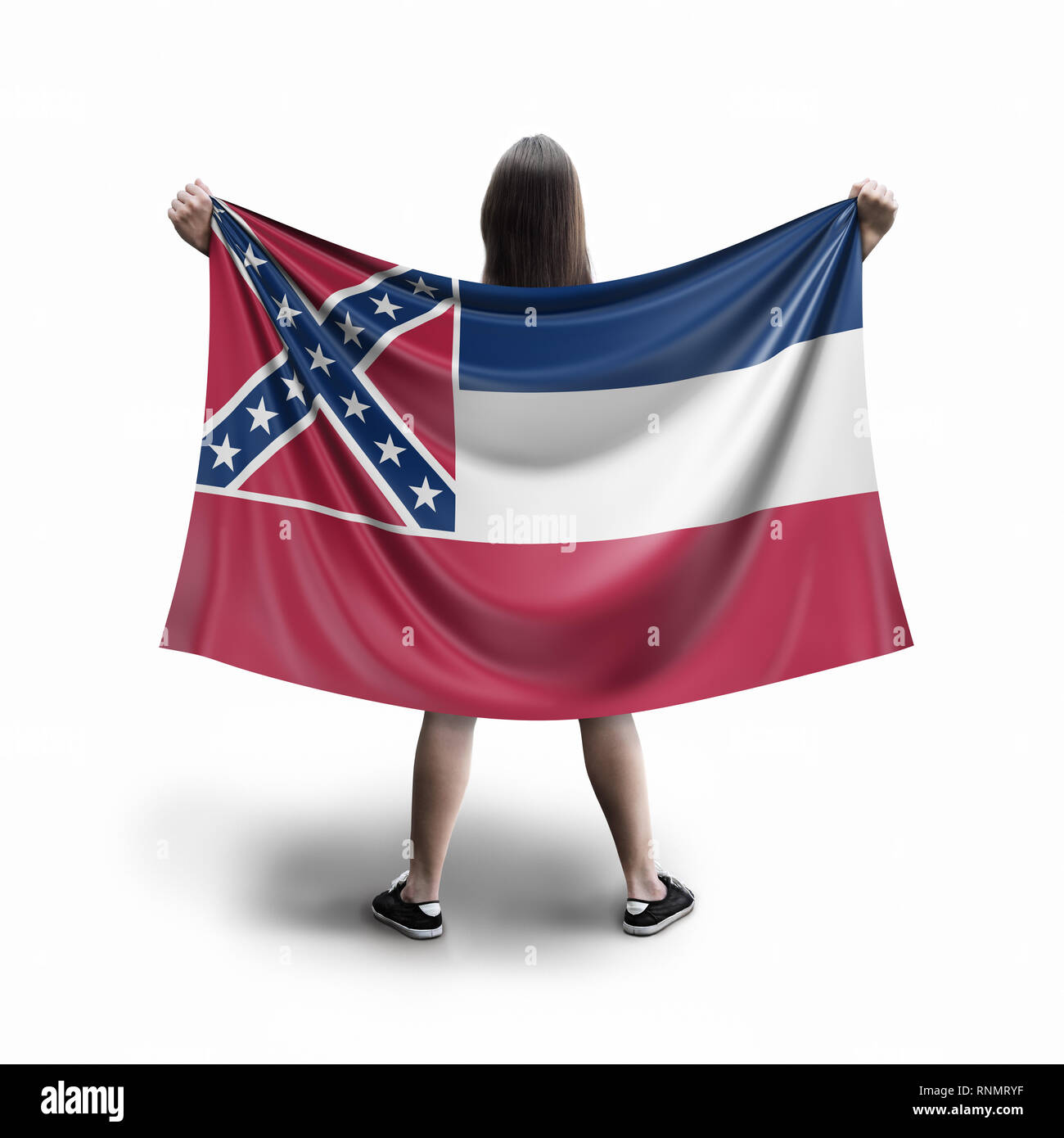 Women and flag Stock Photo - Alamy