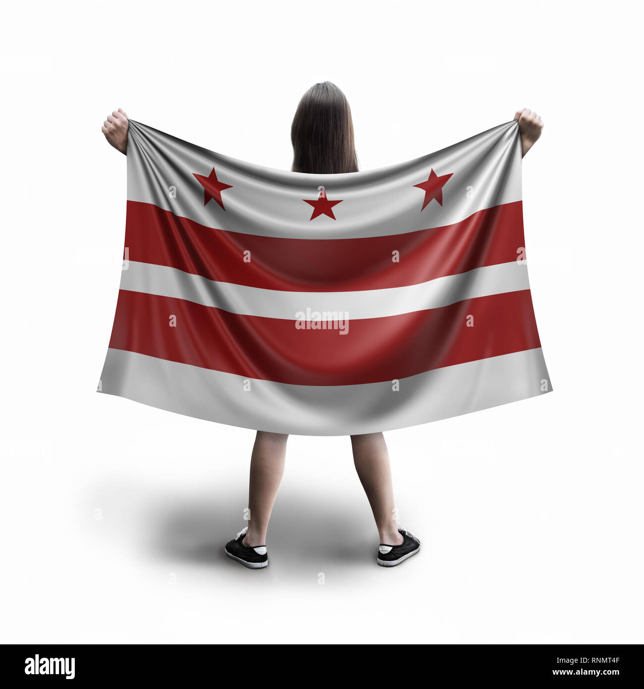 Women and flag Stock Photo - Alamy