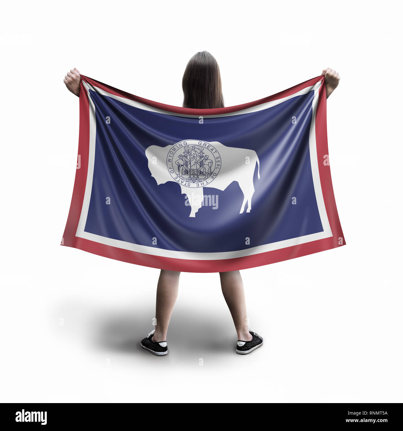 Women and flag Stock Photo - Alamy