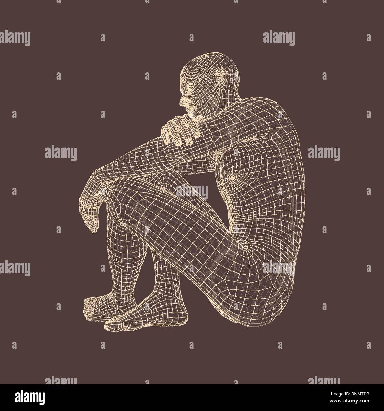 Human body model education Stock Vector Images - Alamy
