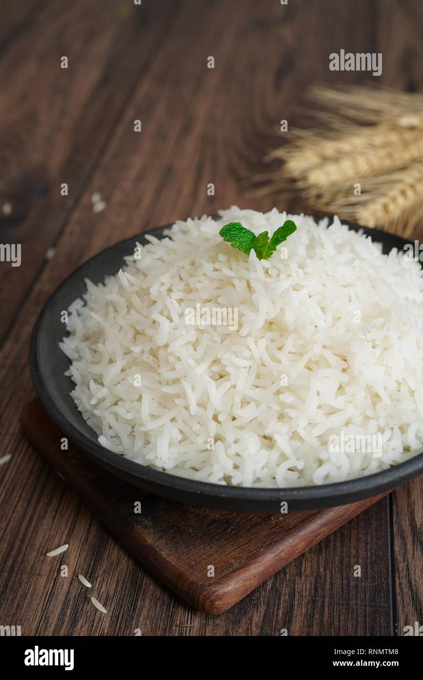 Indian cooked rice hi-res stock photography and images - Alamy