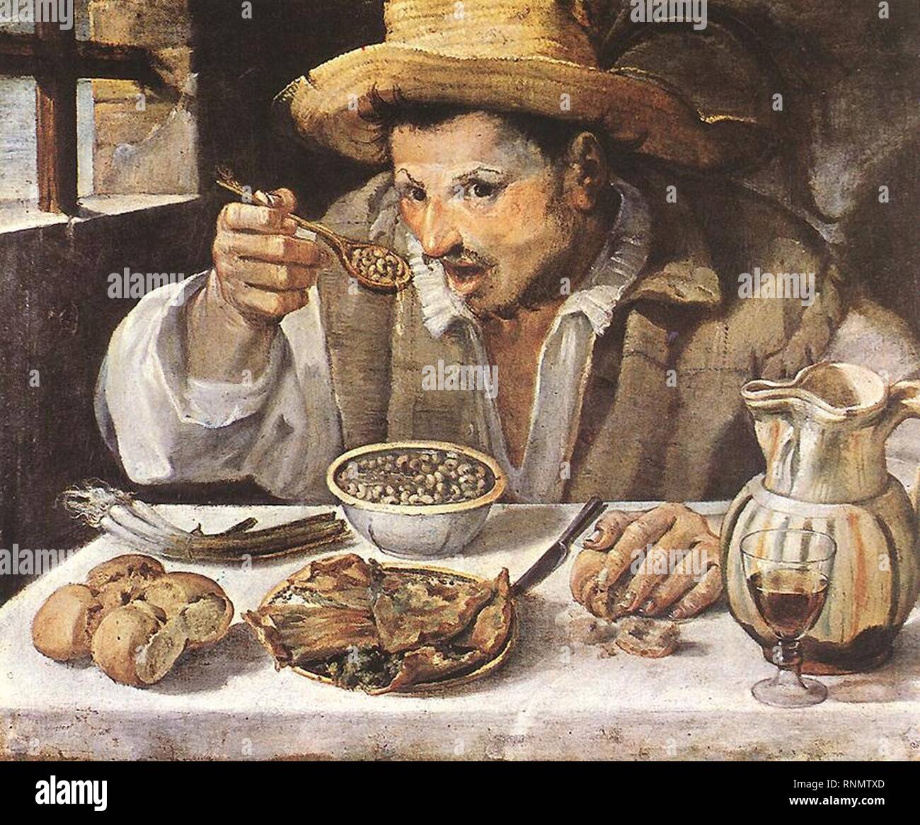Annibale Carracci The Beaneater Stock Photo - Alamy