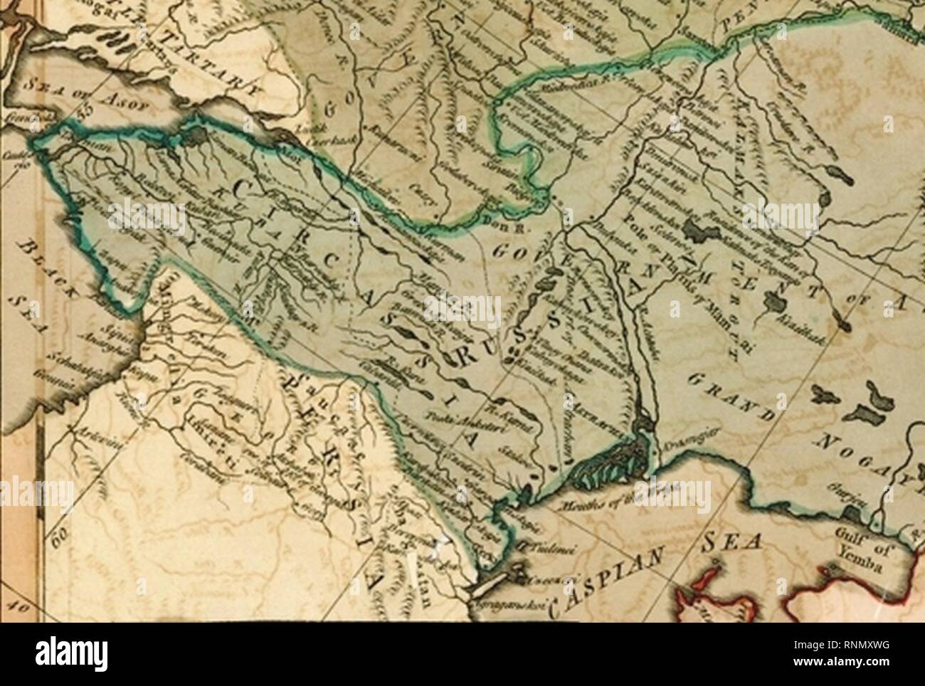 Carrington Bowles. Bowles's New One-Sheet Map of the Russian Empire In ...