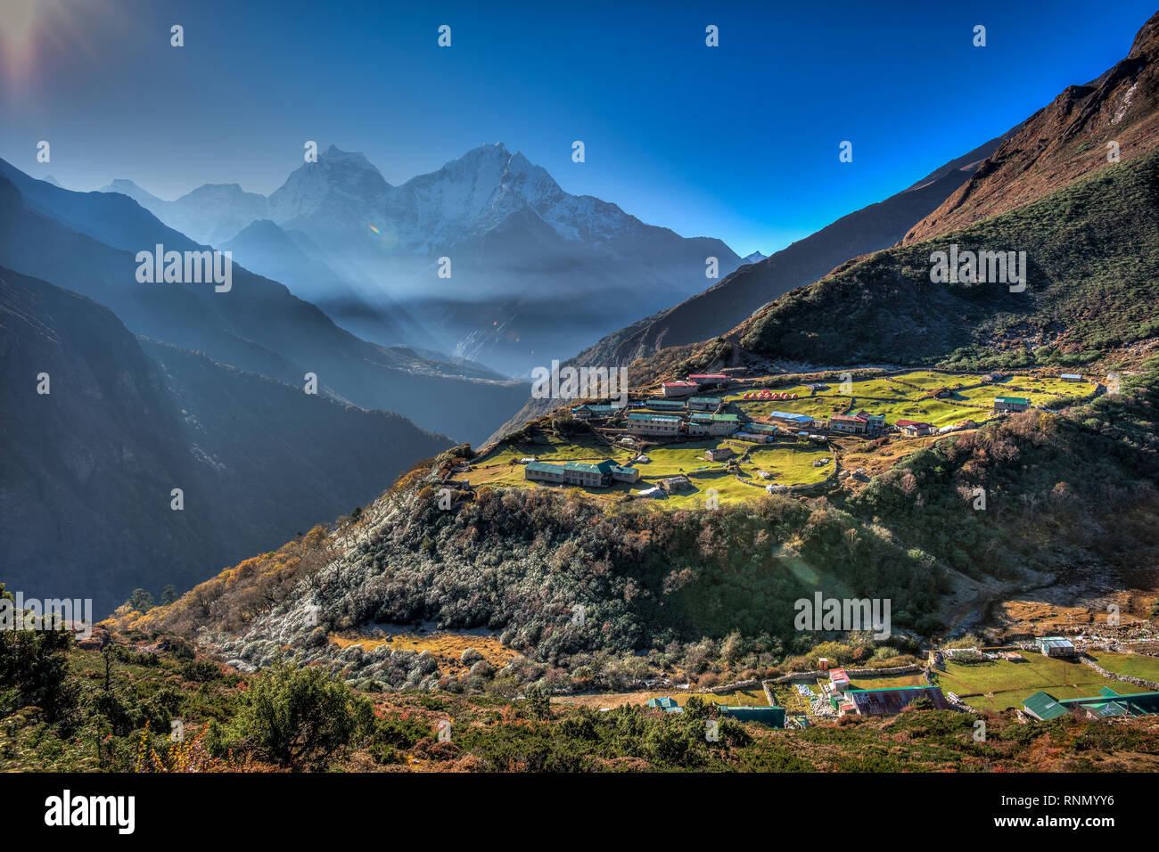Himalayan Villages in Nepal Stock Photo - Alamy